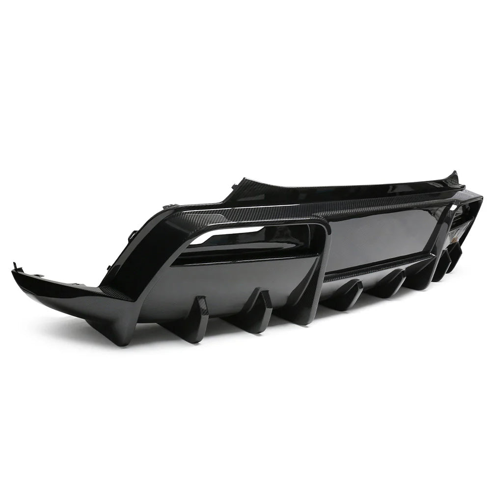 Carbon Fiber Rear Diffuser for Tesla Model Y Juniper | Glossy & Matte ...